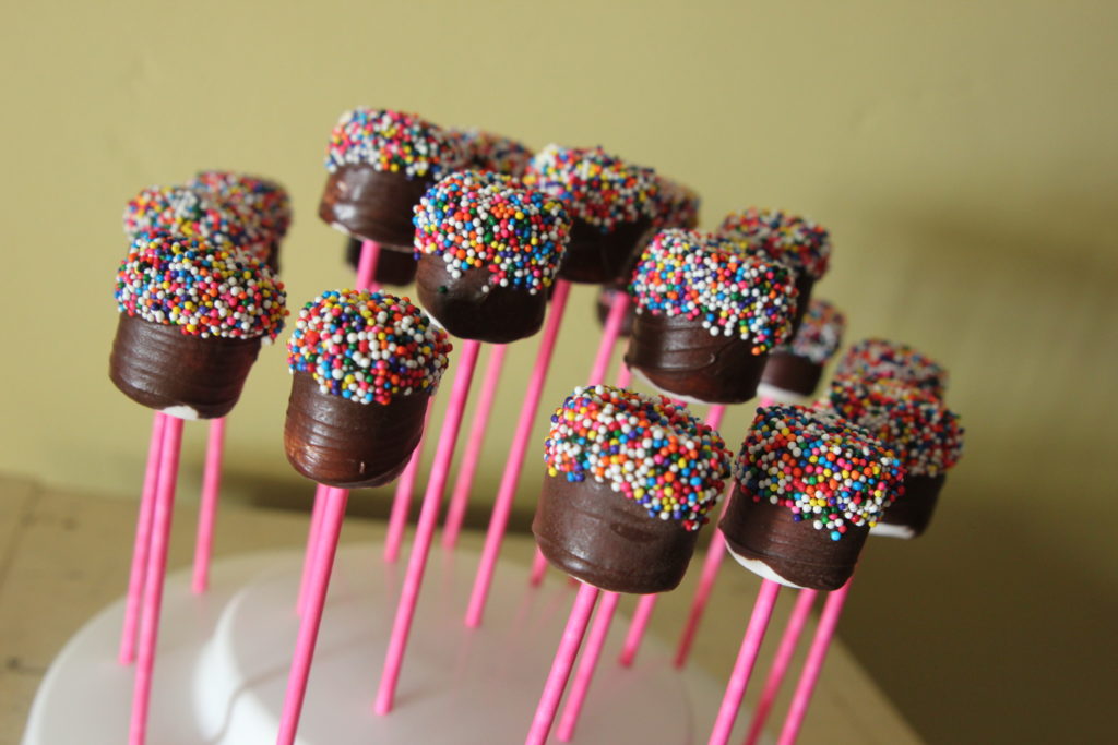 Chocolate Dipped Marshmallow Pops Cathie Filian Steve Piacenza Chocolate Dipped Marshmallow Pops Cathie Filian Steve Piacenza