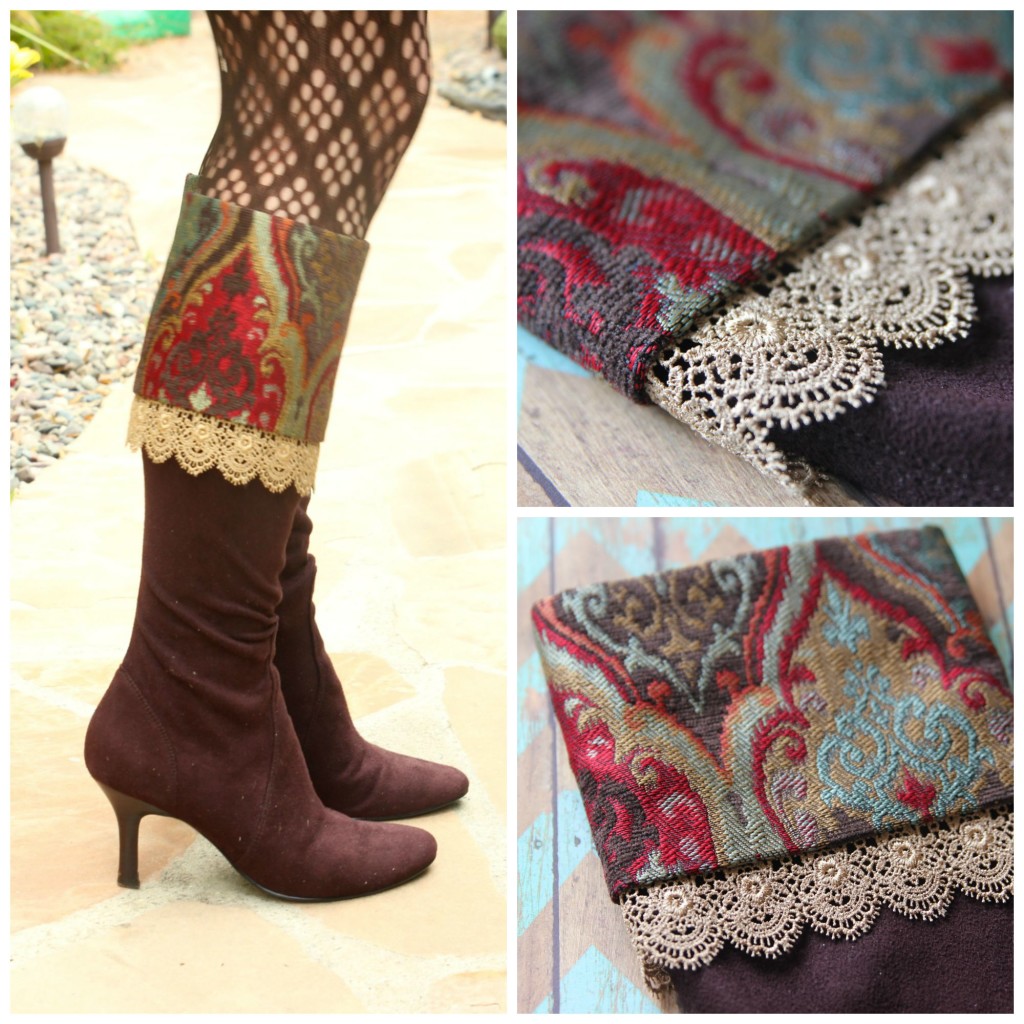 DIY Faux Boot Cuffs - CATHIE FILIAN's Handmade Happy Hour