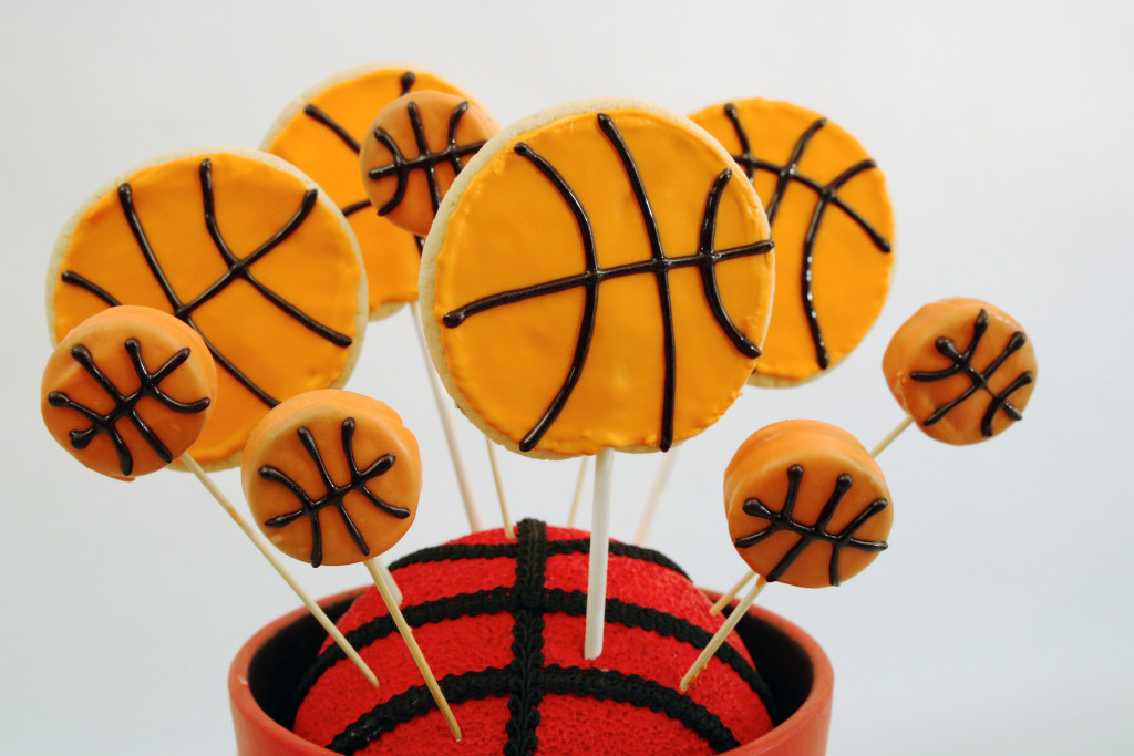 March Madness Basketball Cookie Bouquet - Easy DIY! - CATHIE FILIAN's ...