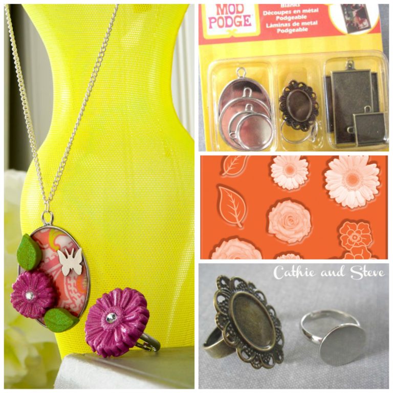 Make Jewelry with Mod Podge Pendants and Mod Molds - CATHIE FILIAN's ...