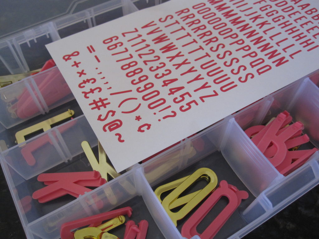 Storage Tips for Letterboard Letters - CATHIE FILIAN's Handmade Happy Hour