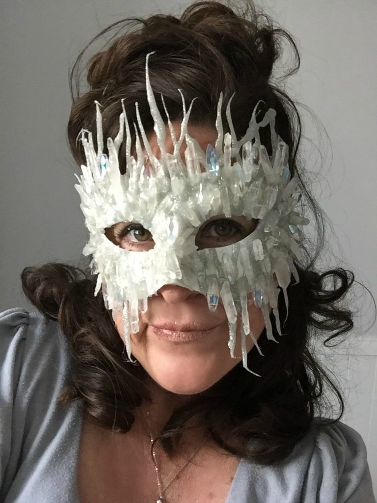 DIY Easy to Make Ice Queen Mask - CATHIE FILIAN's Handmade Happy Hour