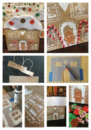 Paper Bag Gingerbread House - CATHIE FILIAN's Handmade Happy Hour