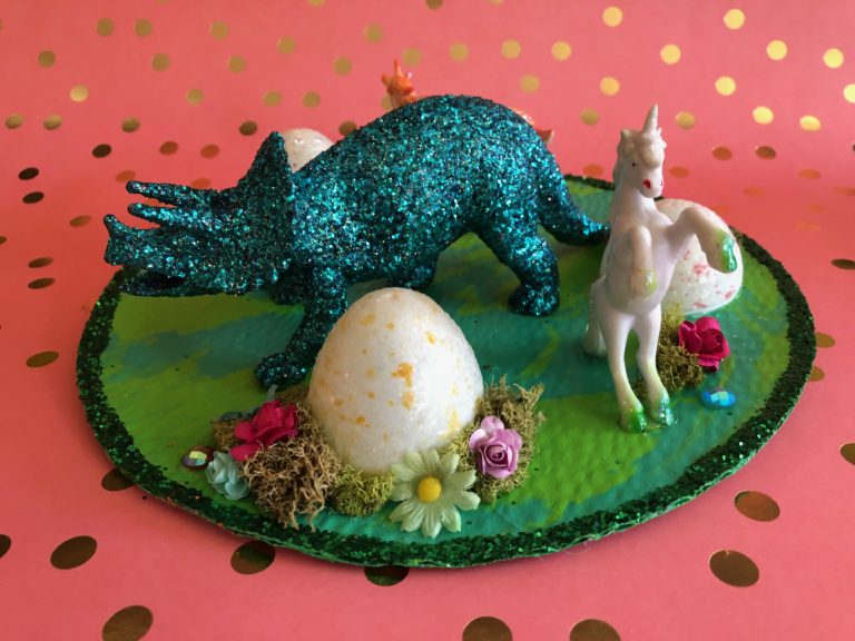 Dinosaur Unicorn Party Centerpieces Recycled - CATHIE FILIAN's Handmade ...