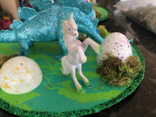 Dinosaur Unicorn Party Centerpieces Recycled - CATHIE FILIAN's Handmade ...