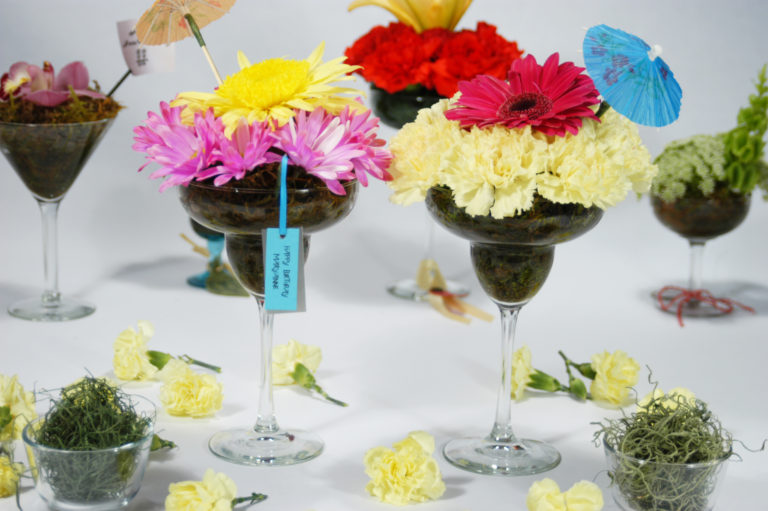Floral Cocktail Bouquets - CATHIE FILIAN's Handmade Happy Hour