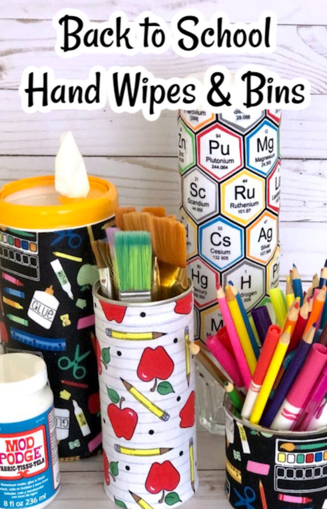 Back to School Organizers and Fabric Covered Wipe Cases - CATHIE FILIAN ...