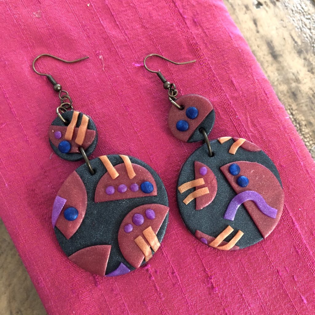 8 Polymer Clay Slabs and Earrings to Make with Sculpey Premo Metallics ...