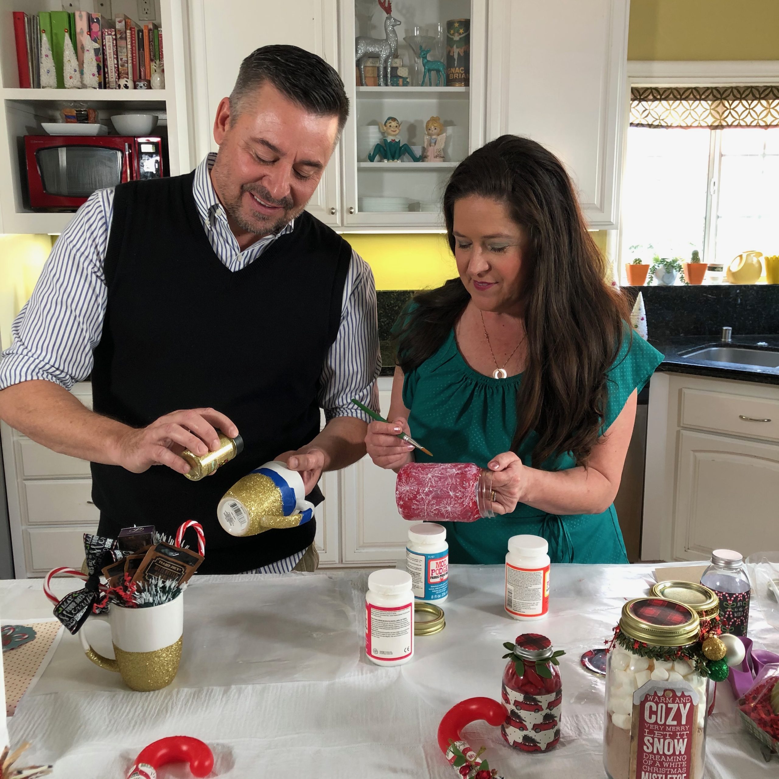 Cathie and Steve IG Making - CATHIE FILIAN's Handmade Happy Hour