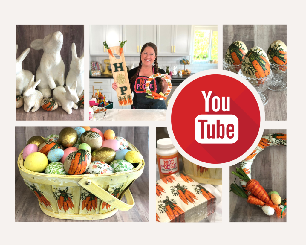 5 Spring Napkin Decoupage Decor Crafts for Easter - CATHIE FILIAN's ...