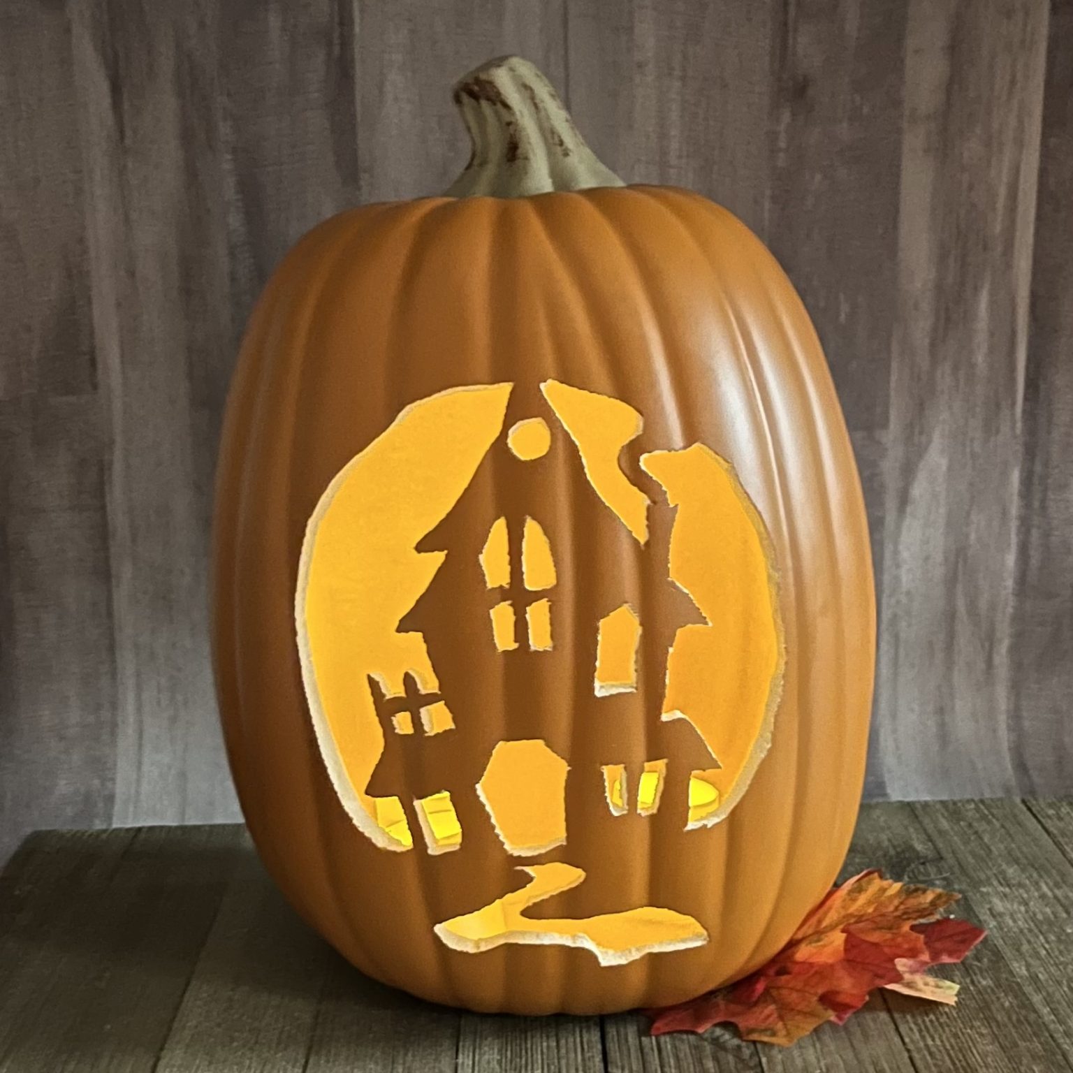 How to Carve Foam Fake Pumpkins with Stick 'n Carve Sheets and Carving ...