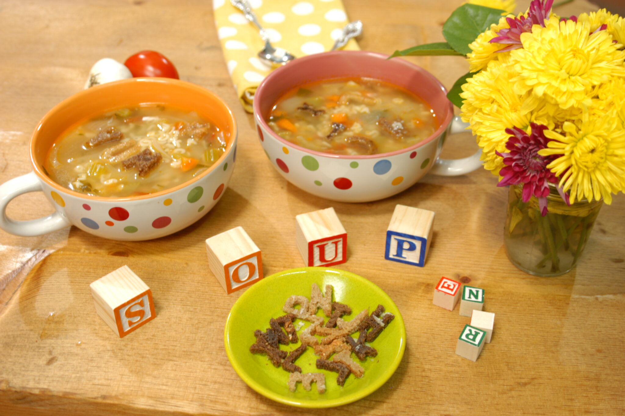 Creative Juice EP 310, Discovery Plus, Alphabet Soup, Homemade Croutons ...