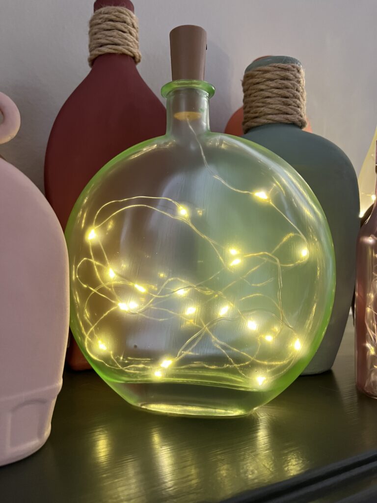 Mod Podge and Food Coloring Fairy Bottle Lamps - CATHIE FILIAN's ...