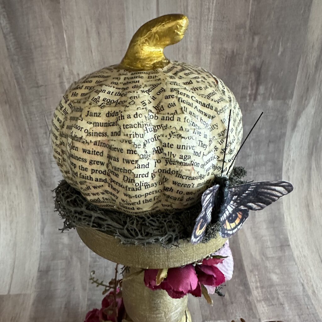 DIY Book Page Decoupaged Pumpkin Home Decor - CATHIE FILIAN's Handmade ...