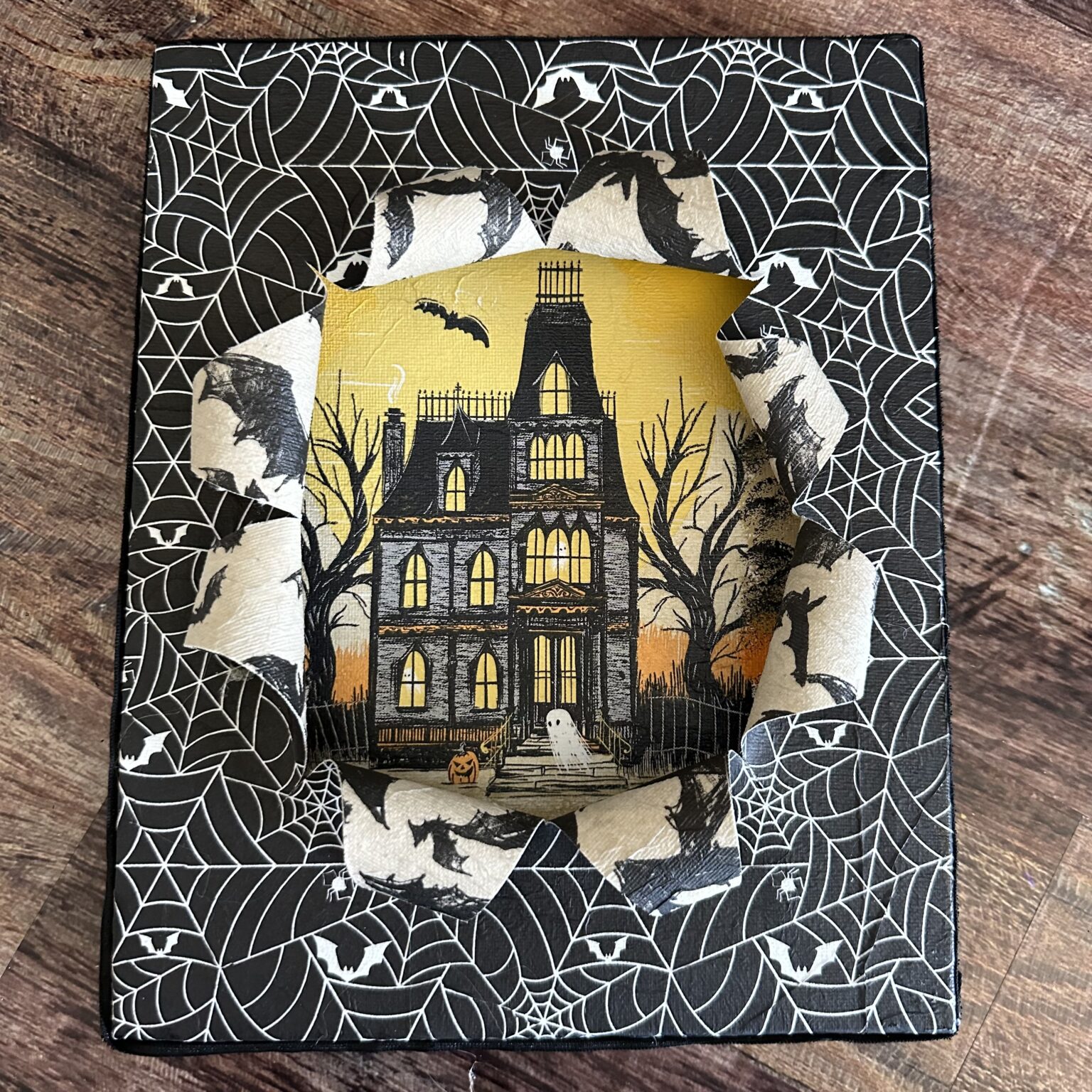 Easy Busted Art Canvas Tutorial with Napkin Decoupage and Mod Podge ...