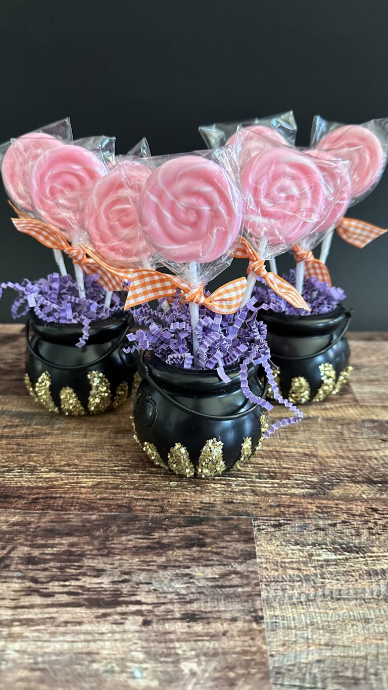 Dollar Tree DIY Halloween Candy Buffet Bar and Clay Pot Gum Ball ...