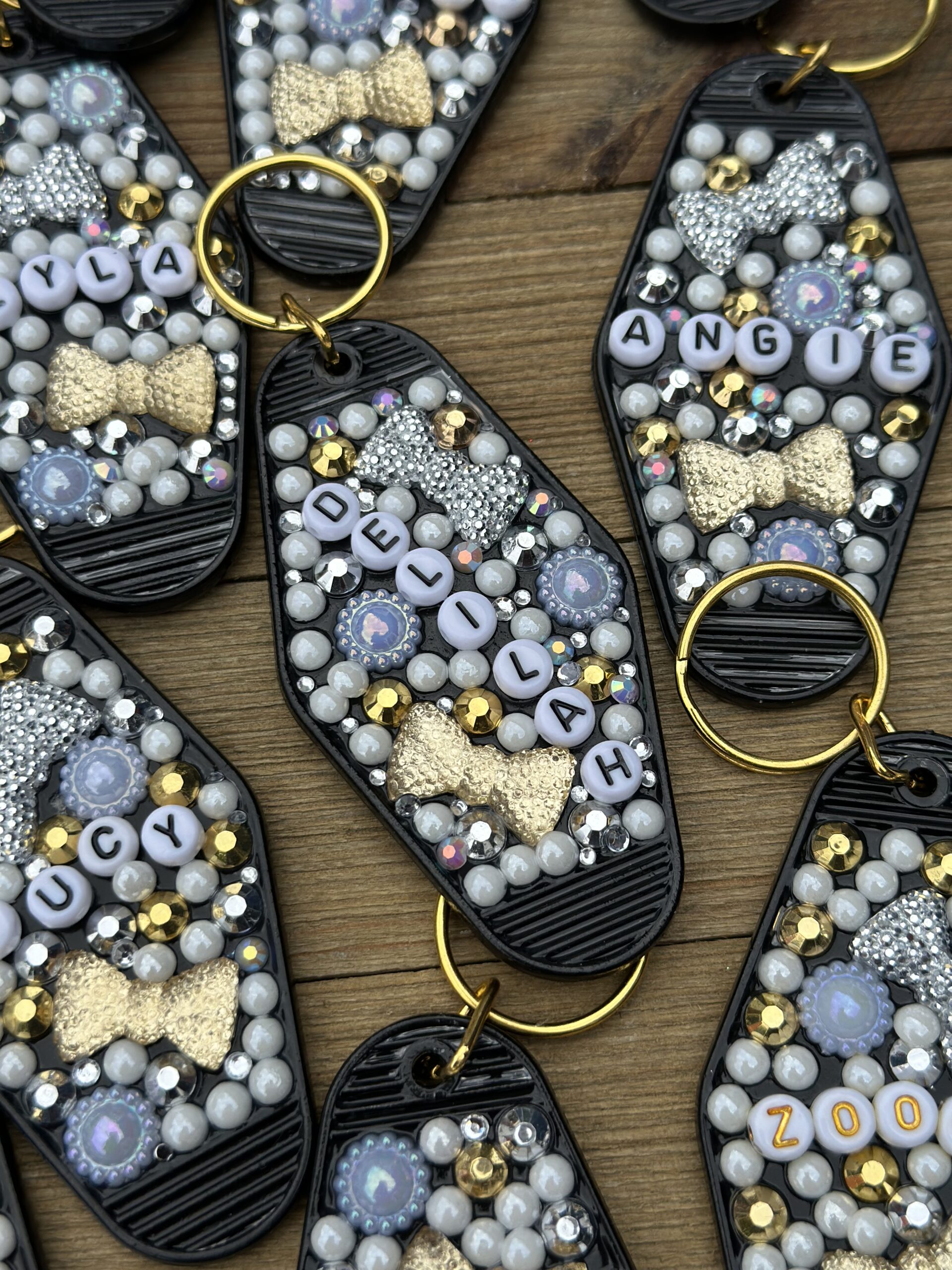 DIY Custom Cheer Keychains Bag Charm Tags - CATHIE FILIAN's Handmade ...