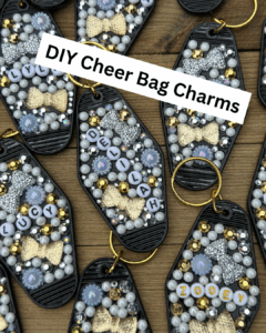 DIY Custom Cheer Keychains Bag Charm Tags - CATHIE FILIAN's Handmade ...