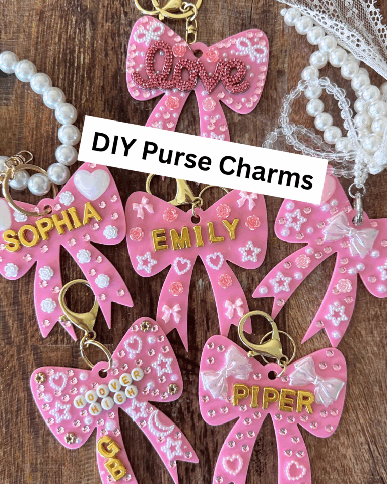 DIY Personalized Purse and Backpack Charms with Mod Podge - CATHIE ...